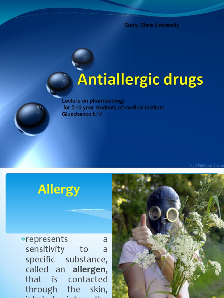 Antiallergic Agents | PDF | Allergy | Allergen