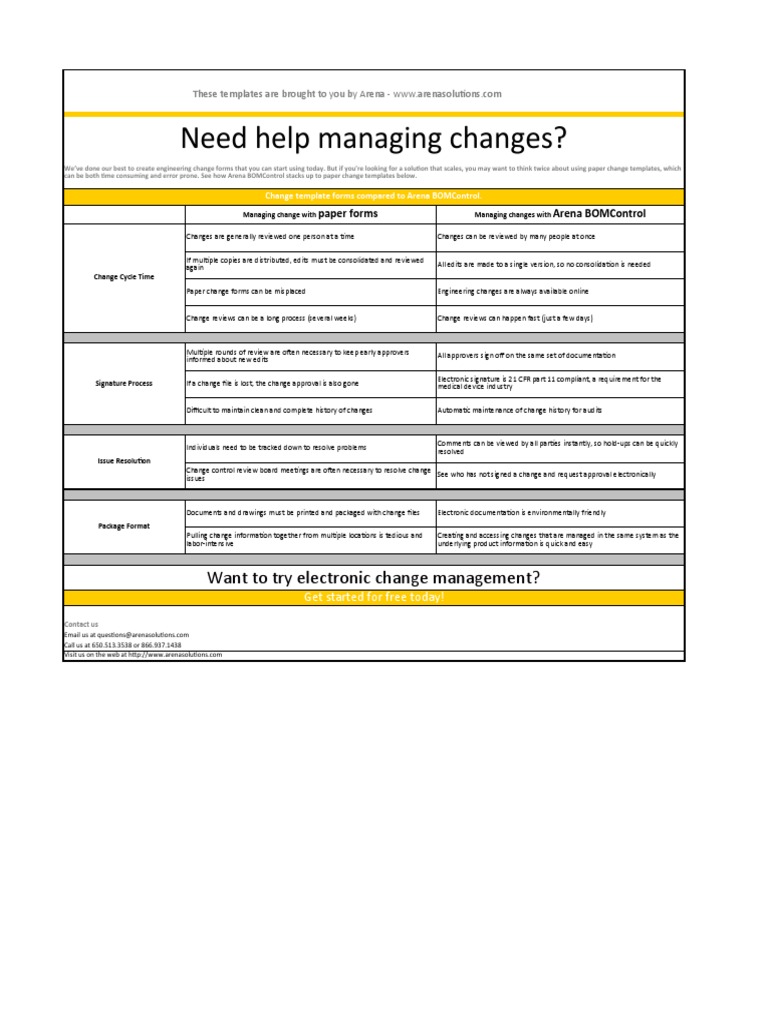 Engineering Change Order Management Guide | PDF | Information Science ...