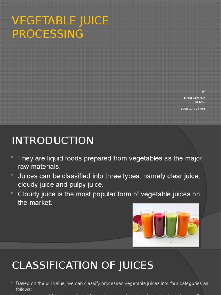 Tomato Juice Processing | PDF | Juice | Beverages