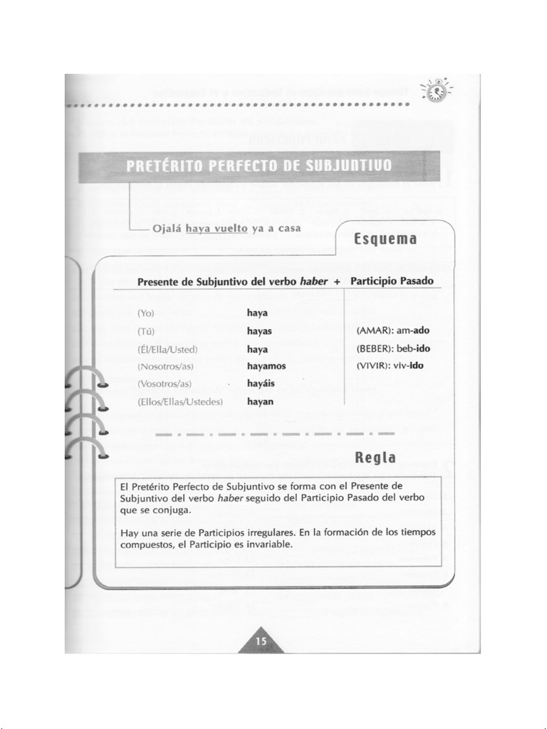 Subjuntivo Perfecto | PDF