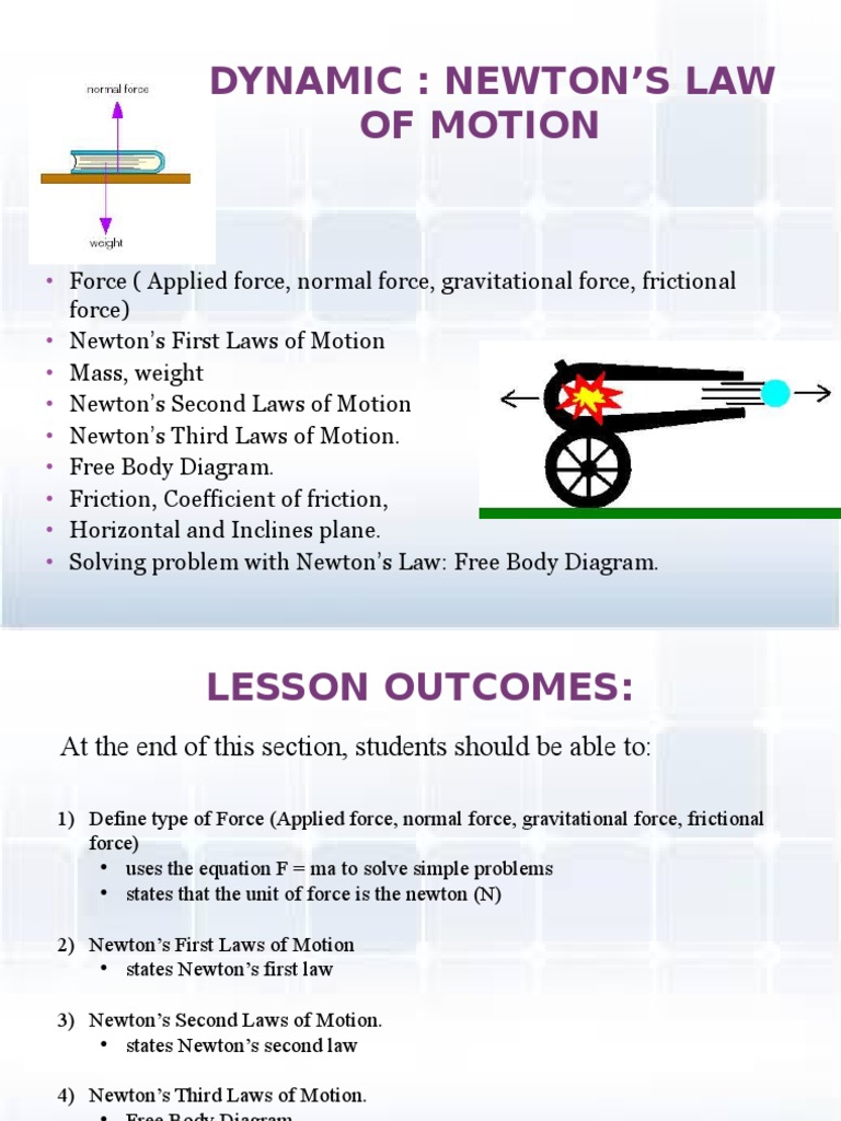 Understanding Newton's Laws of Motion through Examples and Practice ...