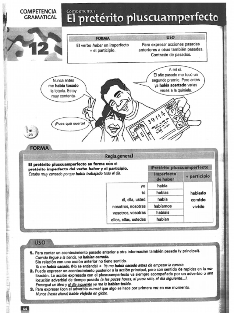 Leccion 3.12 PLUSCUAMPERFECTO | PDF