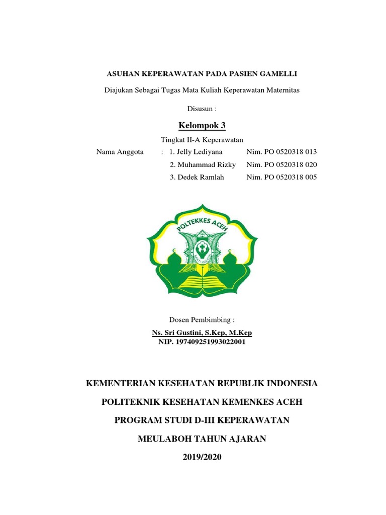 Askep Pada Gemelli | PDF