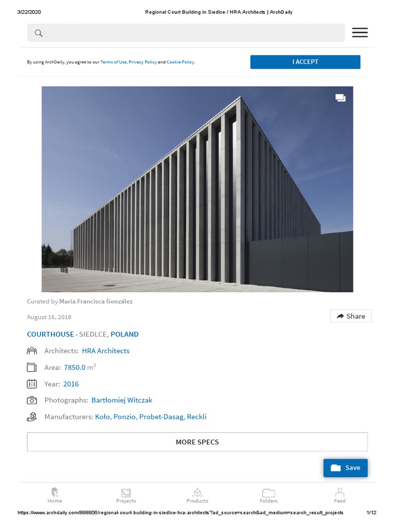 Regional Court Building in Siedlce - HRA Architects - ArchDaily | PDF ...