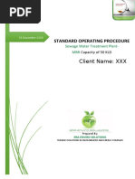 Checklist For Sewage Treatment Plant STP | PDF | Sewage Treatment | Toilet