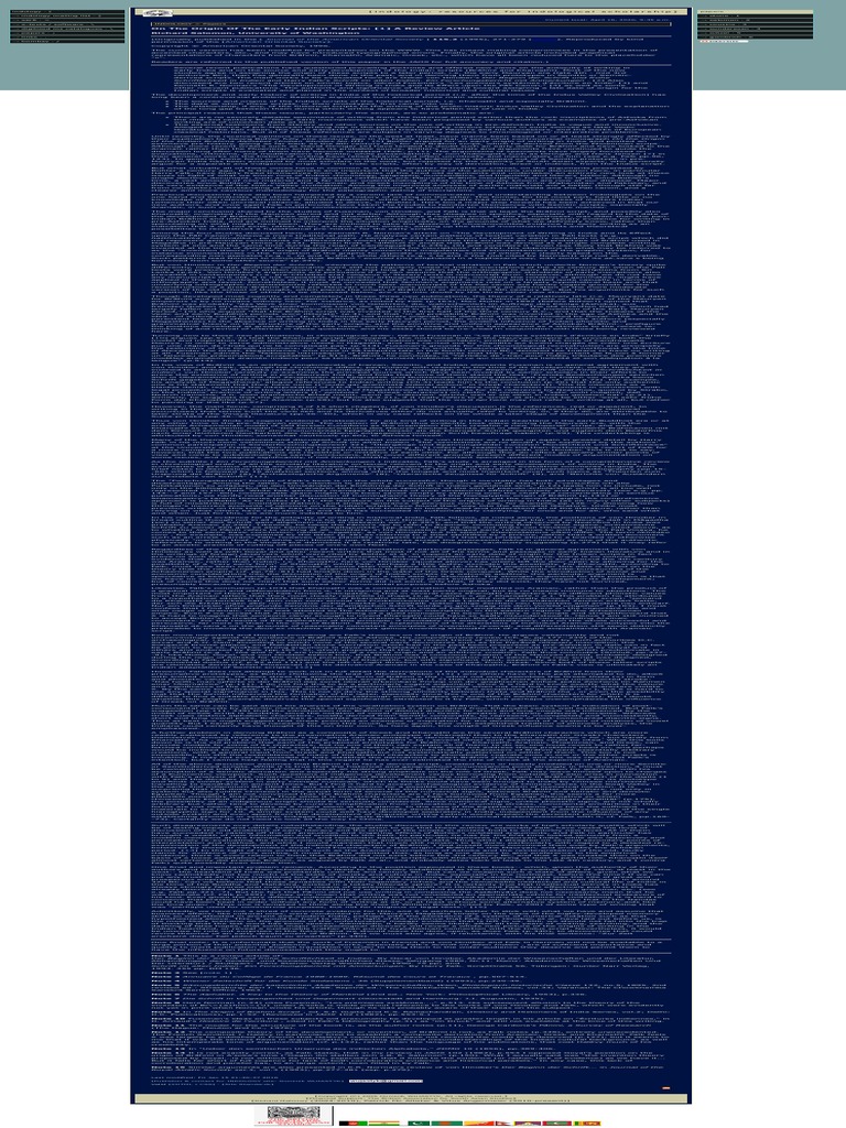 Origin of The Early Indian Scripts | PDF | Writing | Linguistics