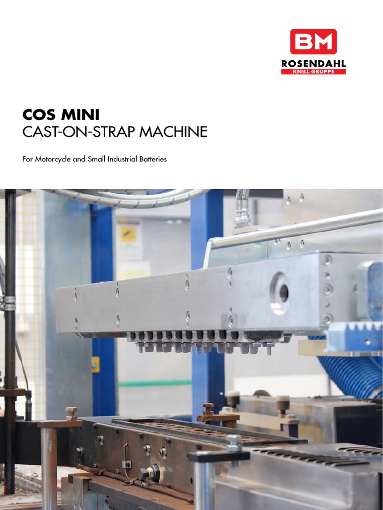 Cos Mini: Cast-On-Strap Machine | PDF | Lead | Mechanical Engineering