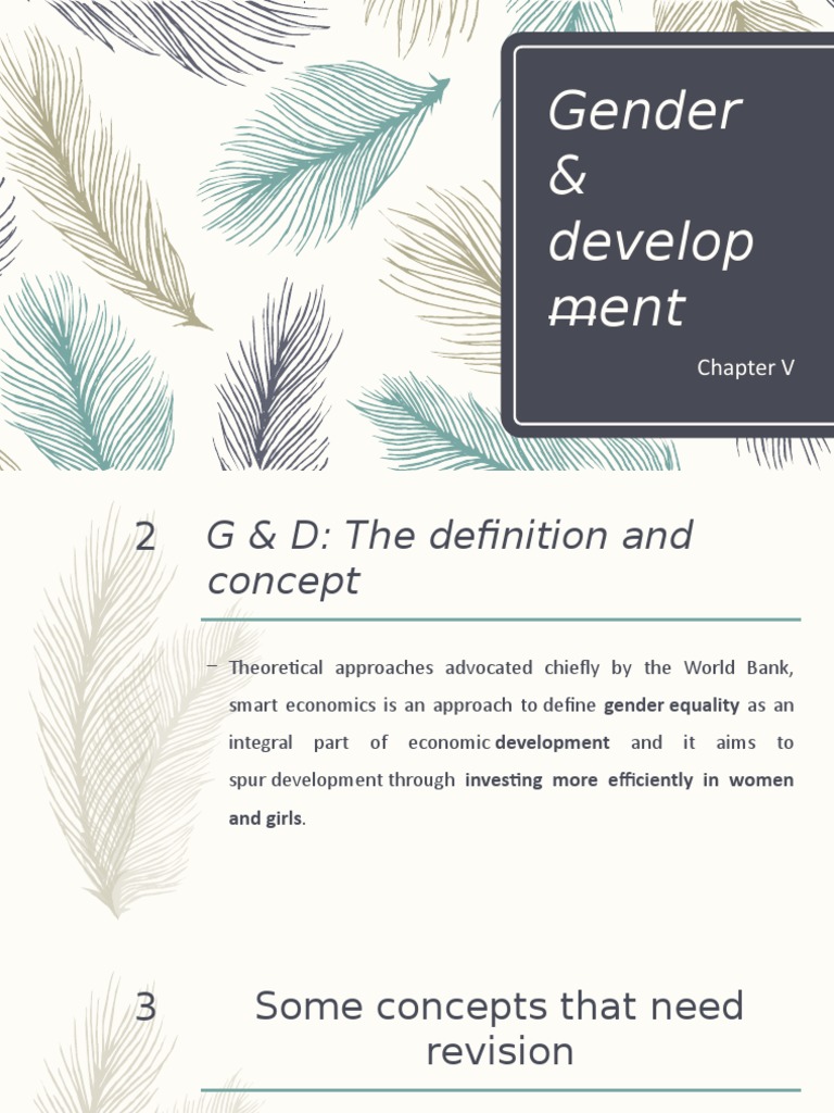 Gender and Development | PDF | Gender And Development | Gender