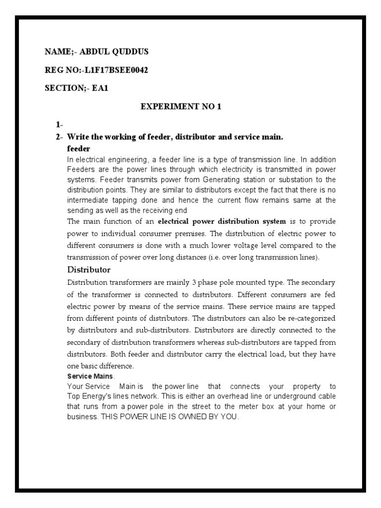 Pdu Experiment 1 Report | PDF | Technology & Engineering