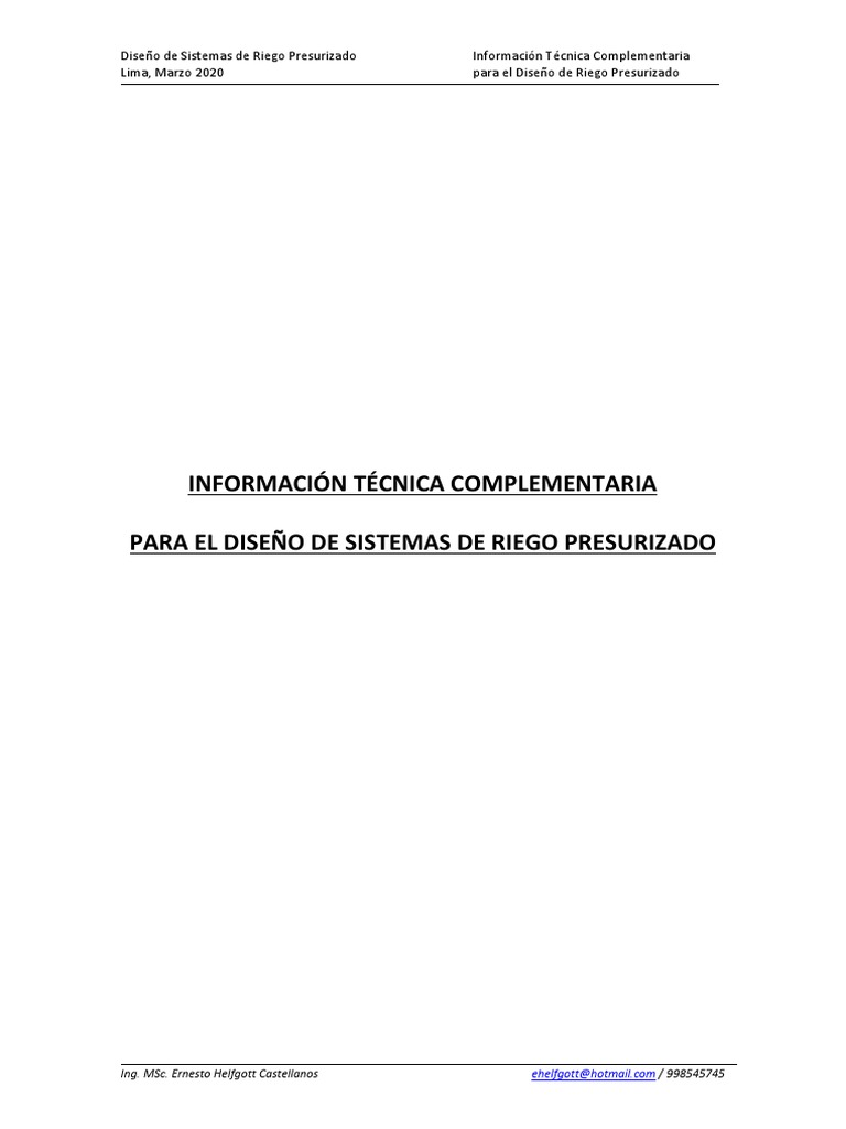 FAO Manual | PDF | Diseño ambiental | Riego