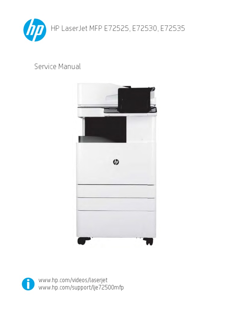 HP LaserJet Managed MFP E72525-E72535 - Service Manual c05409827 PDF ...