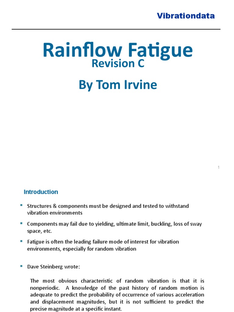 Fatigue Unit 5 Rainflow Time Domain Revc | PDF | Bending | Beam (Structure)
