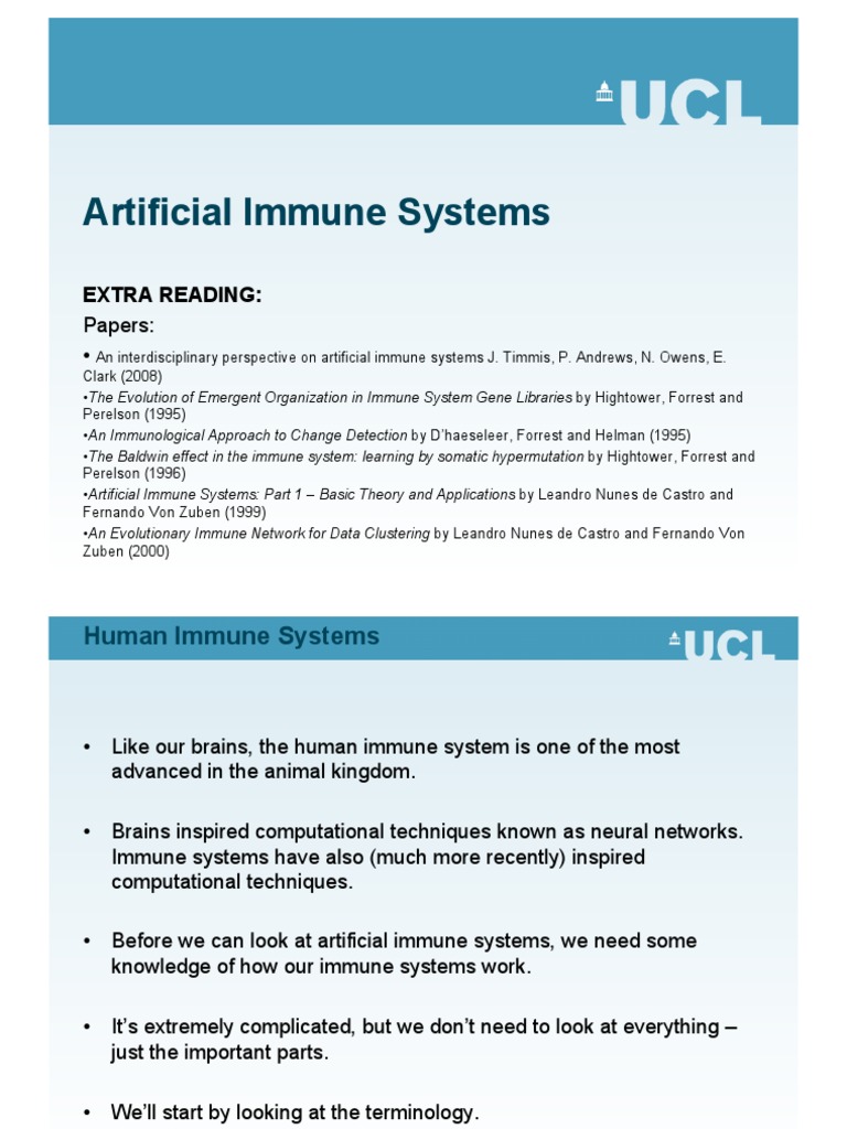 An Introduction to Artificial Immune Systems: Exploring the Human ...