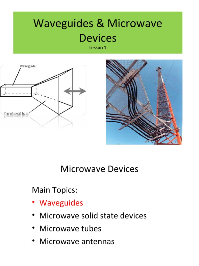 Rectangular Wave Guides | PDF | Waveguide | Microwave