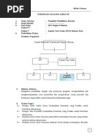 Contoh Format Anjab Dan Abk Permenpanrb No 1 TH 2020 | PDF