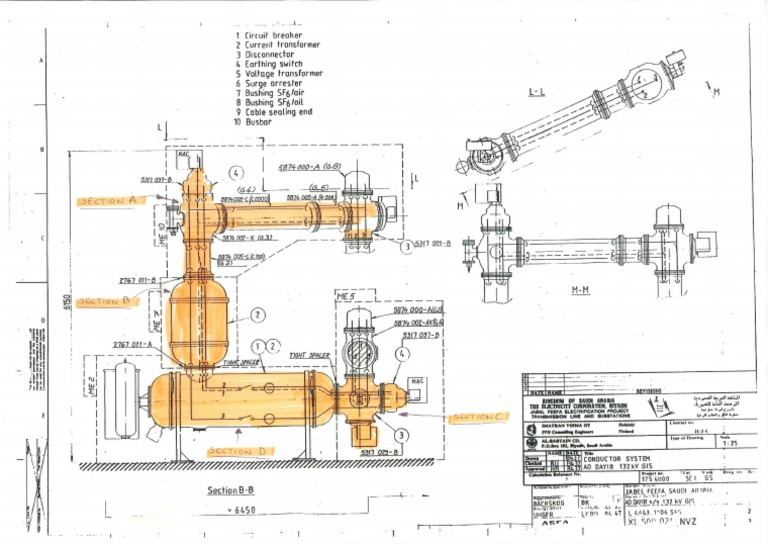 GIS 132kV Section Details | PDF