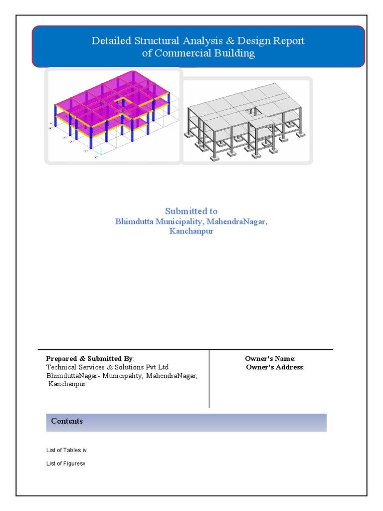 2-Storey Public Building | PDF | Beam (Structure) | Structural Engineering