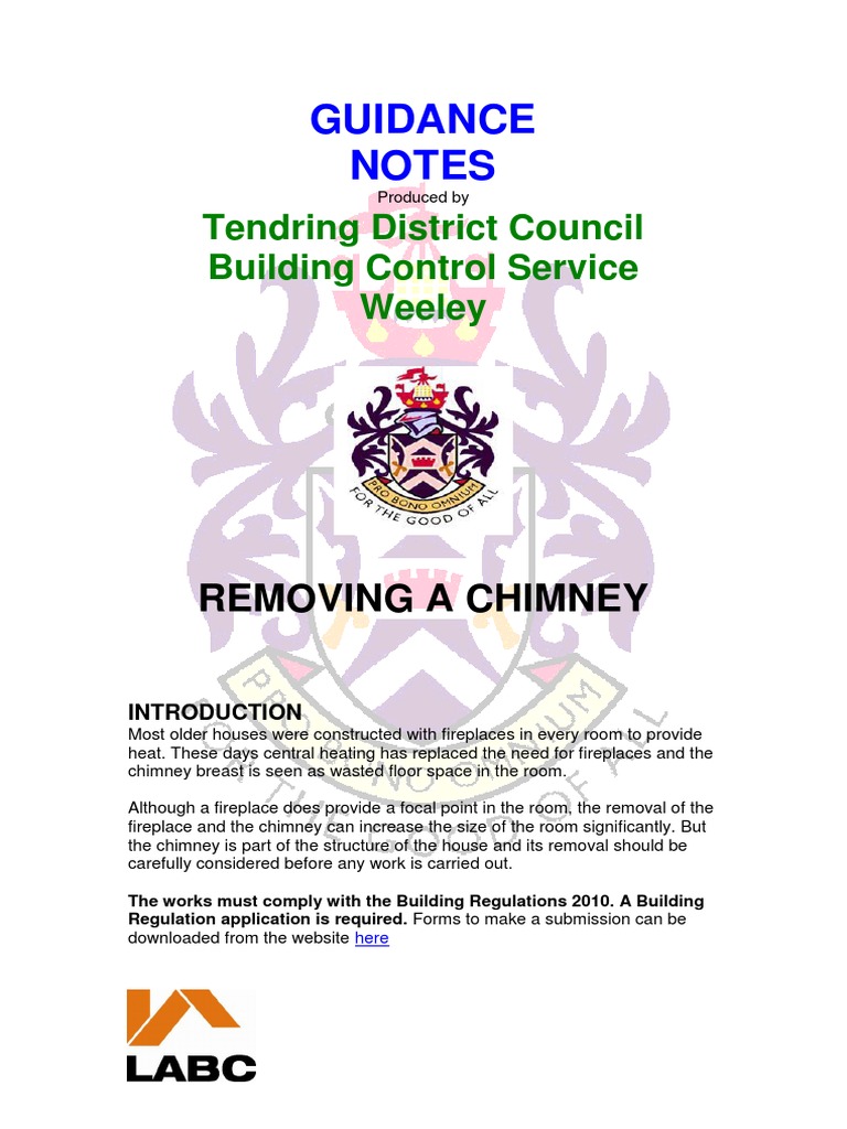 Chimney Removal PDF V2 | PDF | Chimney | Structural Engineering
