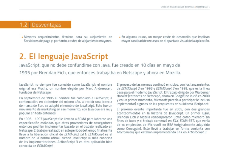 Curso JavaScript (1) - 6 | PDF | Script Java | Desarrollo de software