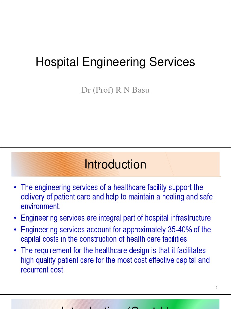 Hospital Engineering Services - Dr. R N Basu | Download Free PDF ...