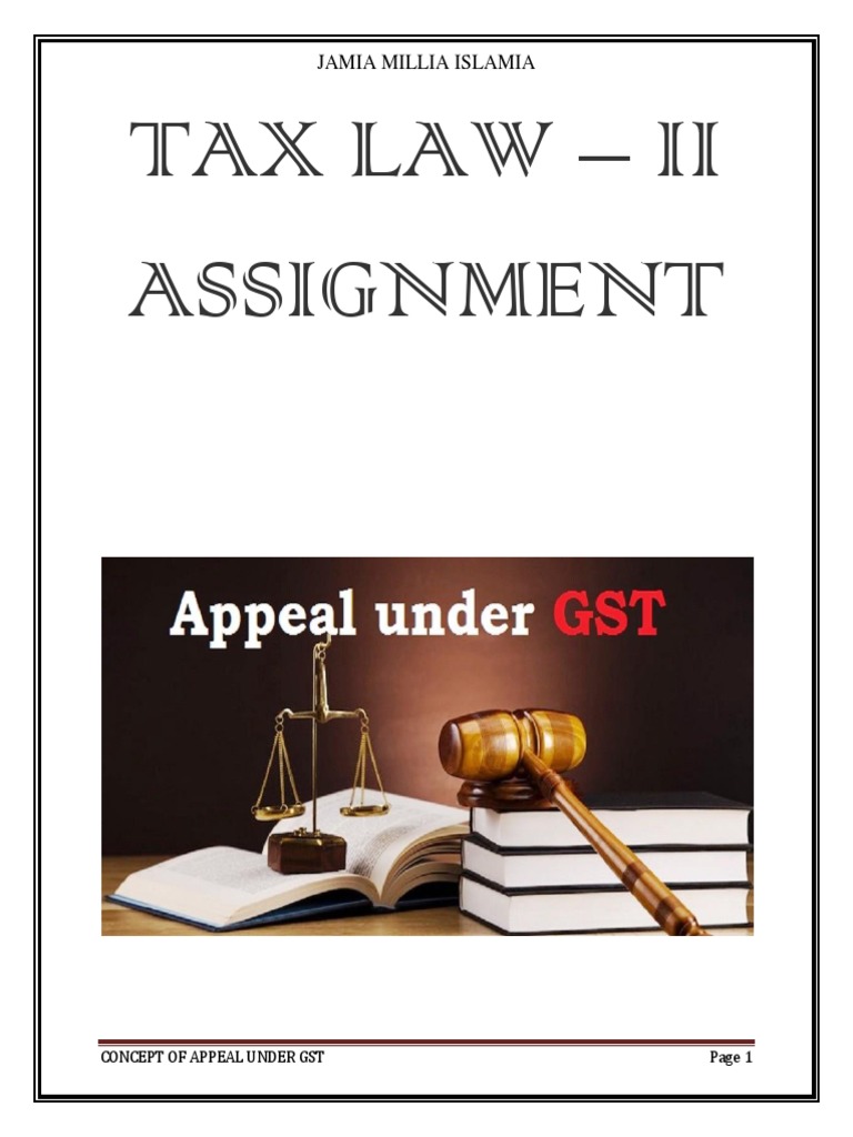 Concept of Appeal Under GST | PDF | Tribunal | Judgment (Law)