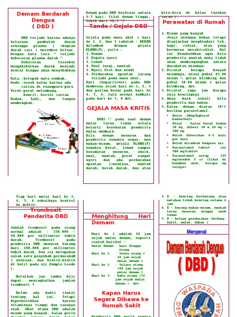 Leaflet DBD | PDF