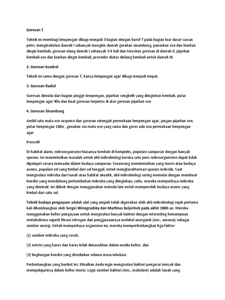 Materi PPT Isolasi Bakteri | PDF