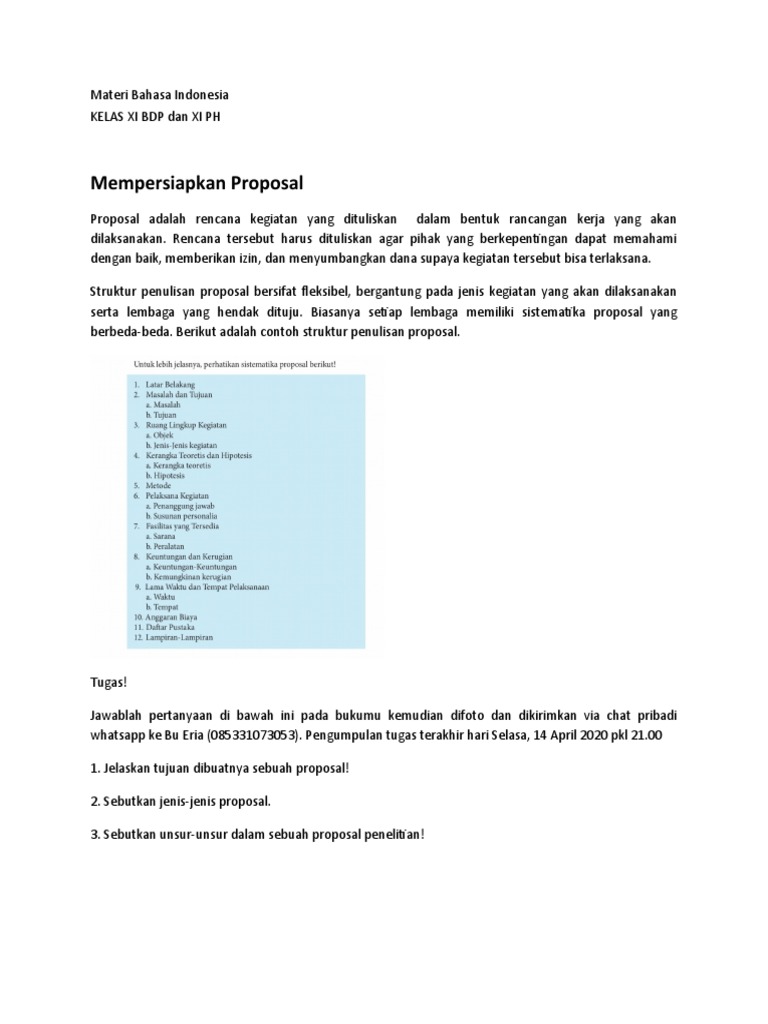 Pengertian dan Tujuan Proposal | PDF | Karier & Perkembangan