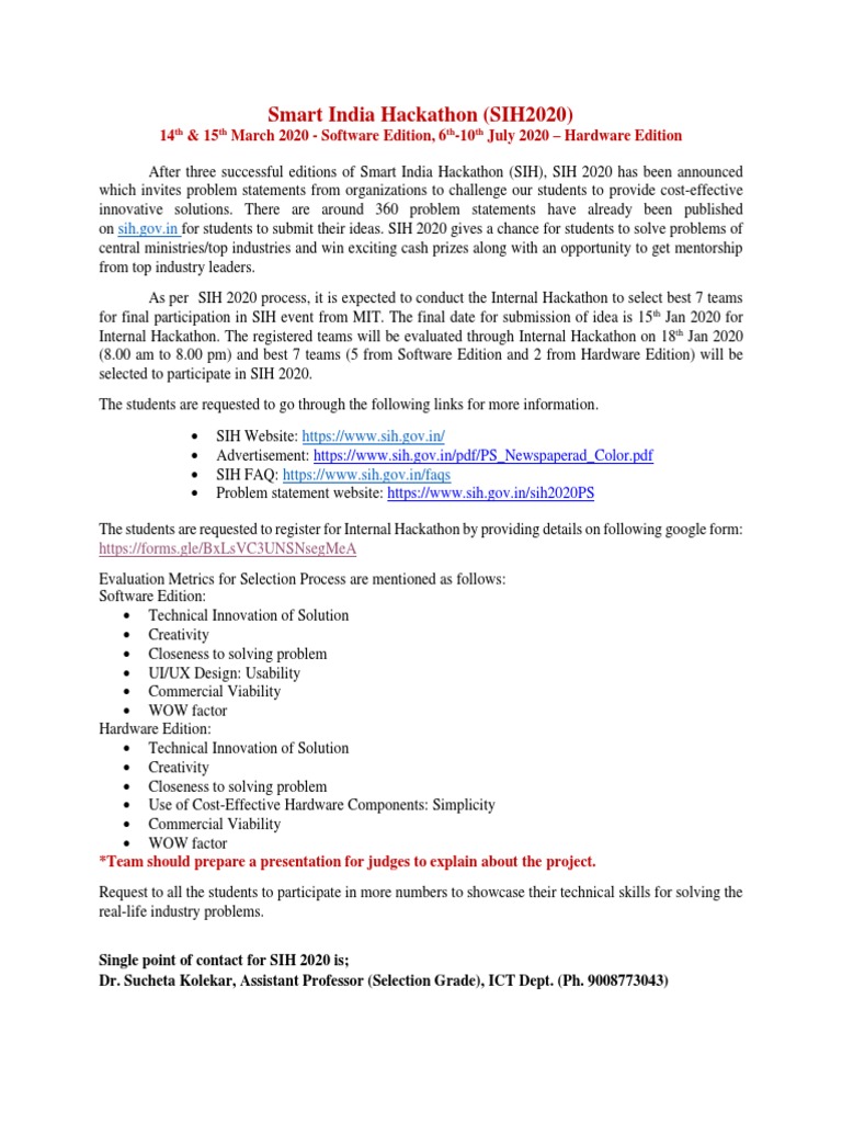 Hackathon Announcement | PDF | Business
