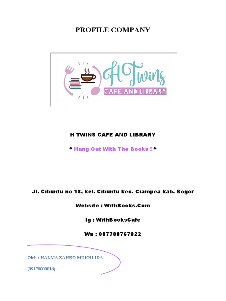 PROPOSAL USAHA Cafe | PDF