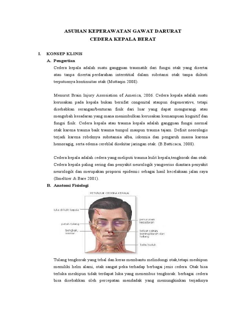 Cedera Kepala dan Trabecula Aracnoidea | PDF