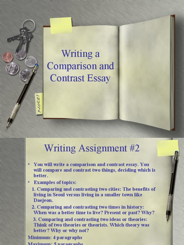 Writing A Comparison and Contrast Essay | PDF | Essays | Paragraph