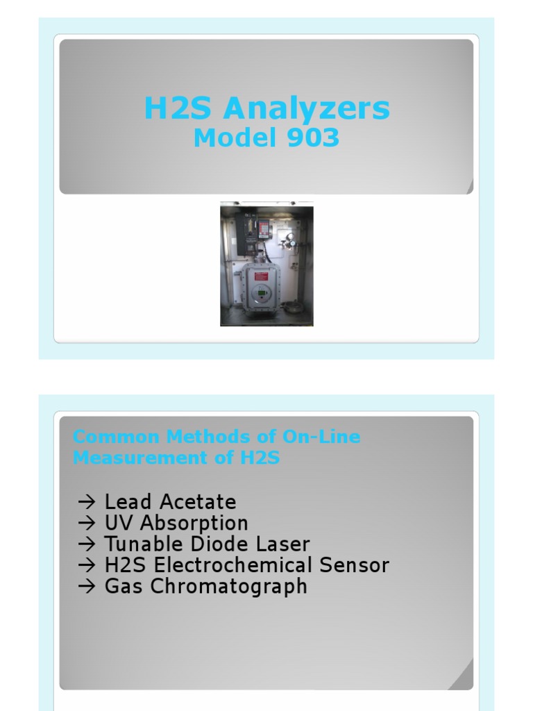 Training H2s Model 903 Galvanic Pdf
