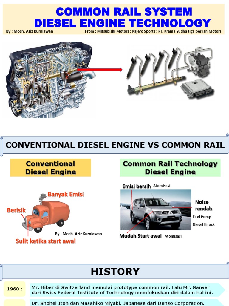 Common Rail Diesel Engine Overview | PDF | Fuel Injection | Fuels
