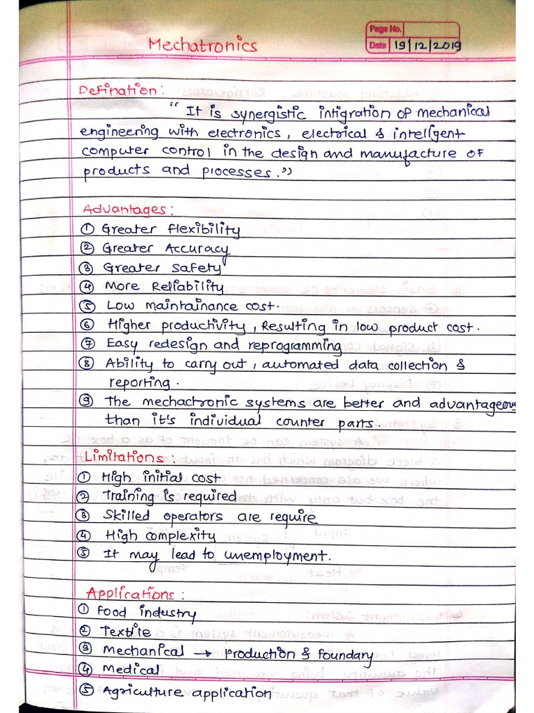 Mechatronics Notes.pdf