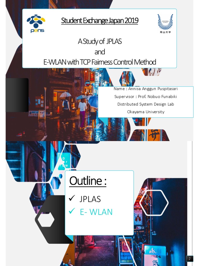 A Study of JPLAS and E-WLAN With TCP Fairness Control Method | PDF | Ieee 802.11 | Transmission ...