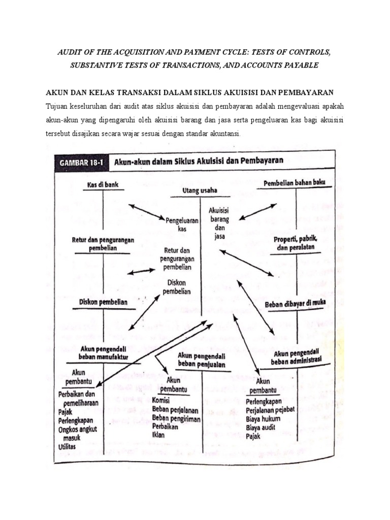 Audit of The Acquisition and Payment Cycle | PDF