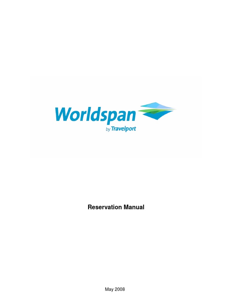 Worldspan Reservation Manual Overview | PDF | Airlines | Educational ...