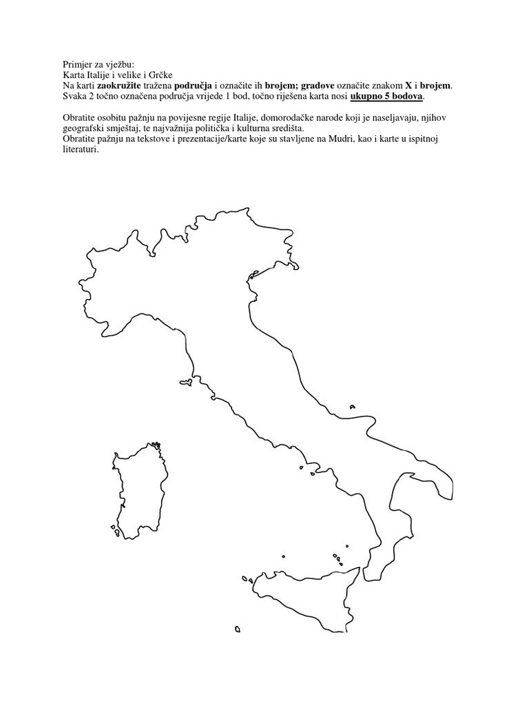 Karta Italija I Velika Grcka PDF | PDF