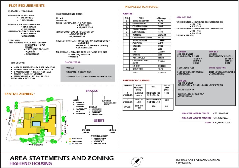 Area Statement PDF | PDF | Buildings And Structures