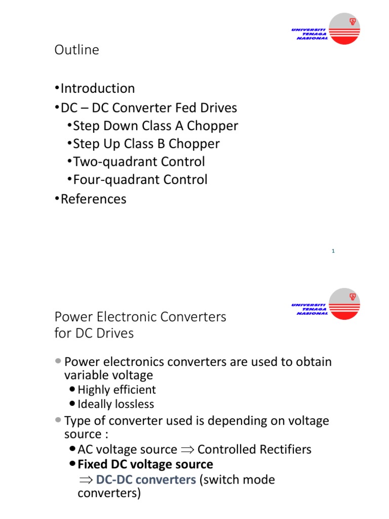 30-Jan-2020 2 and 4 Quadrant Choppers Chopper Control Drives | PDF | Power Electronics | Amplifier