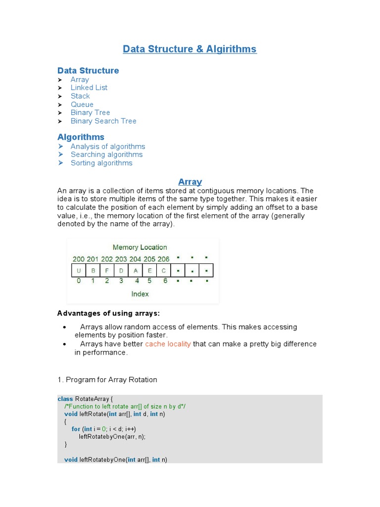 Data Structureandalgorithms Pdf Queue Abstract Data Type Array