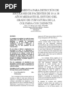 Test de Adams | PDF | Escoliosis | Especialidades Medicas