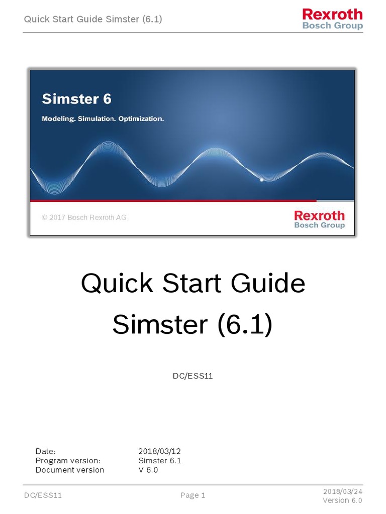 QuickStartGuide Simster | PDF | Graphical User Interfaces | Simulation