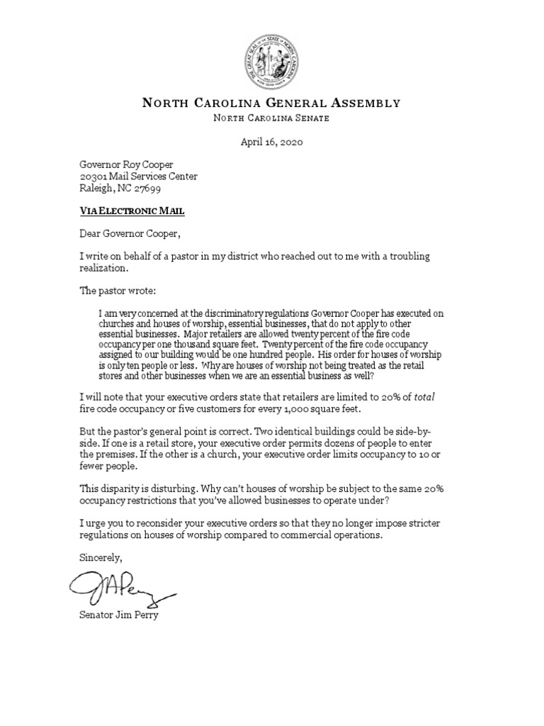 Perry Letter | PDF