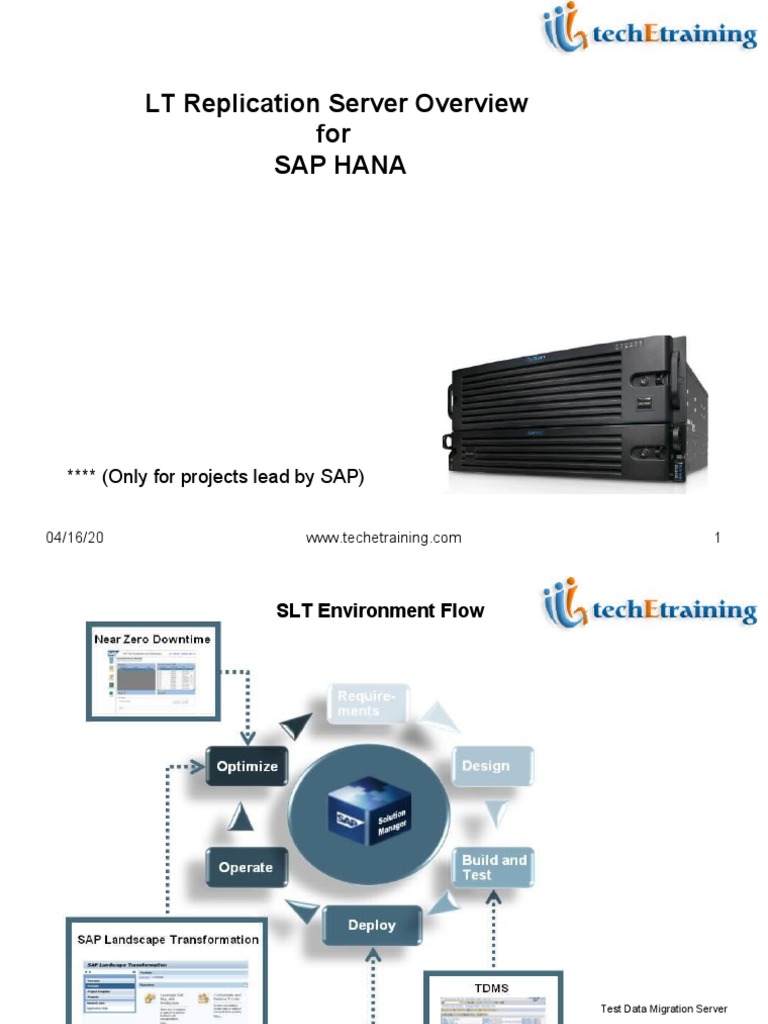 Comprehensive Overview of the LT Replication Server for Real-Time Data Replication from SAP and ...