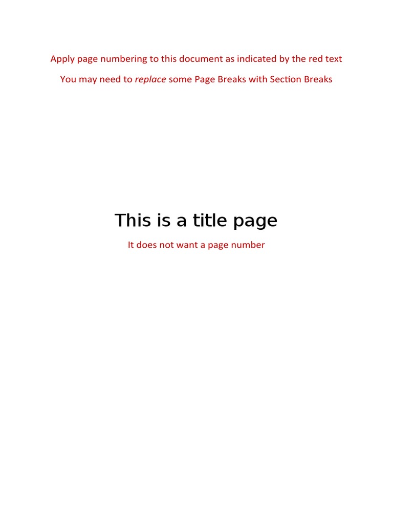 Practice Page Numbers | PDF | Page Layout | Search Engine Optimization
