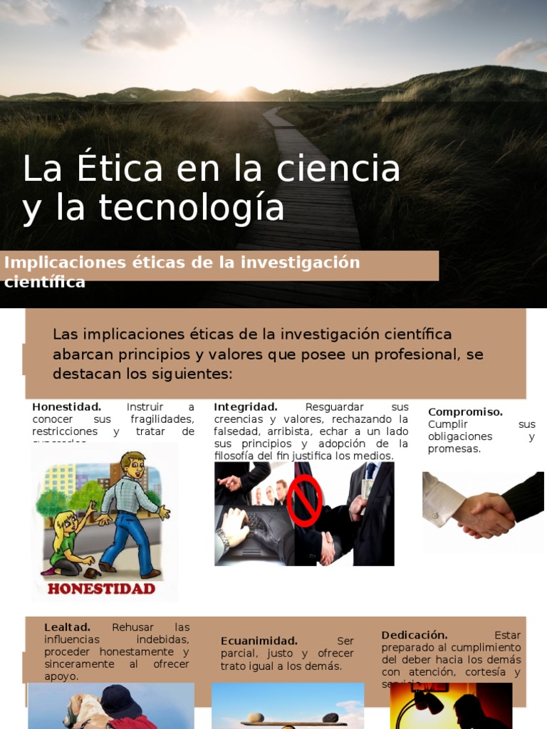 Ética en Ciencia y Tecnología | PDF | Moralidad | Principios éticos