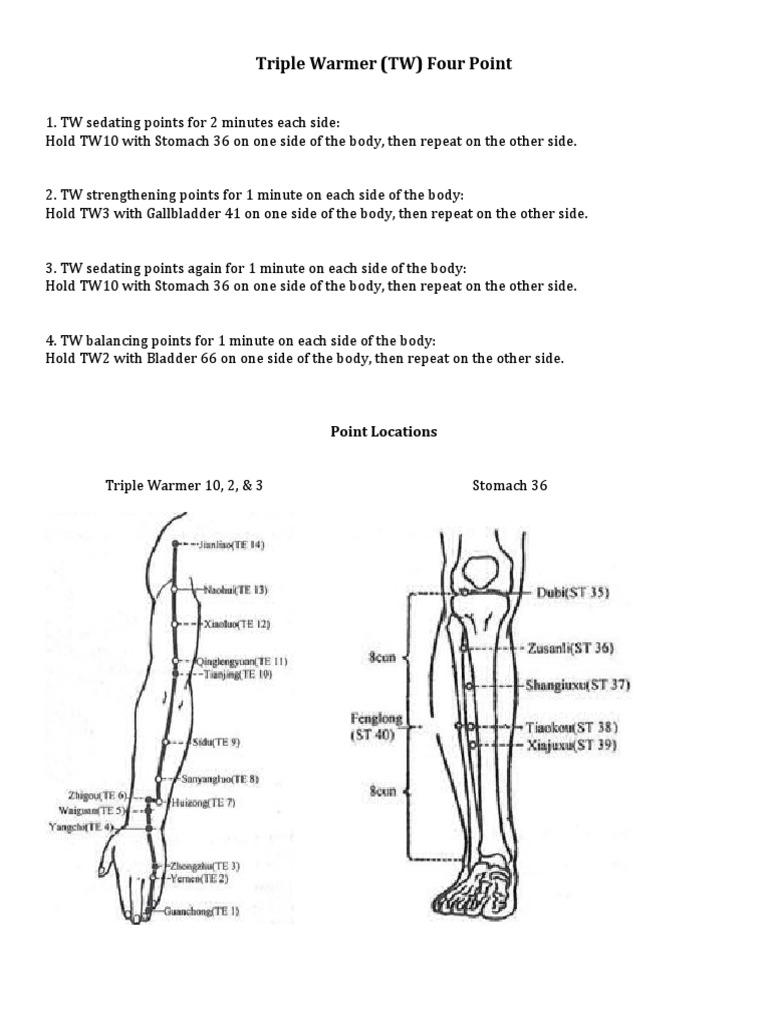 Triple Warmer (TW) Four Point | PDF