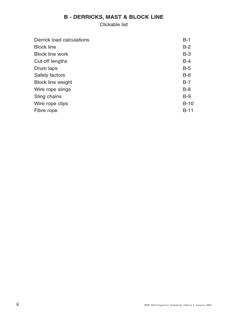 Derrick Load Calculations Guide | PDF | Rope | Tension (Physics)